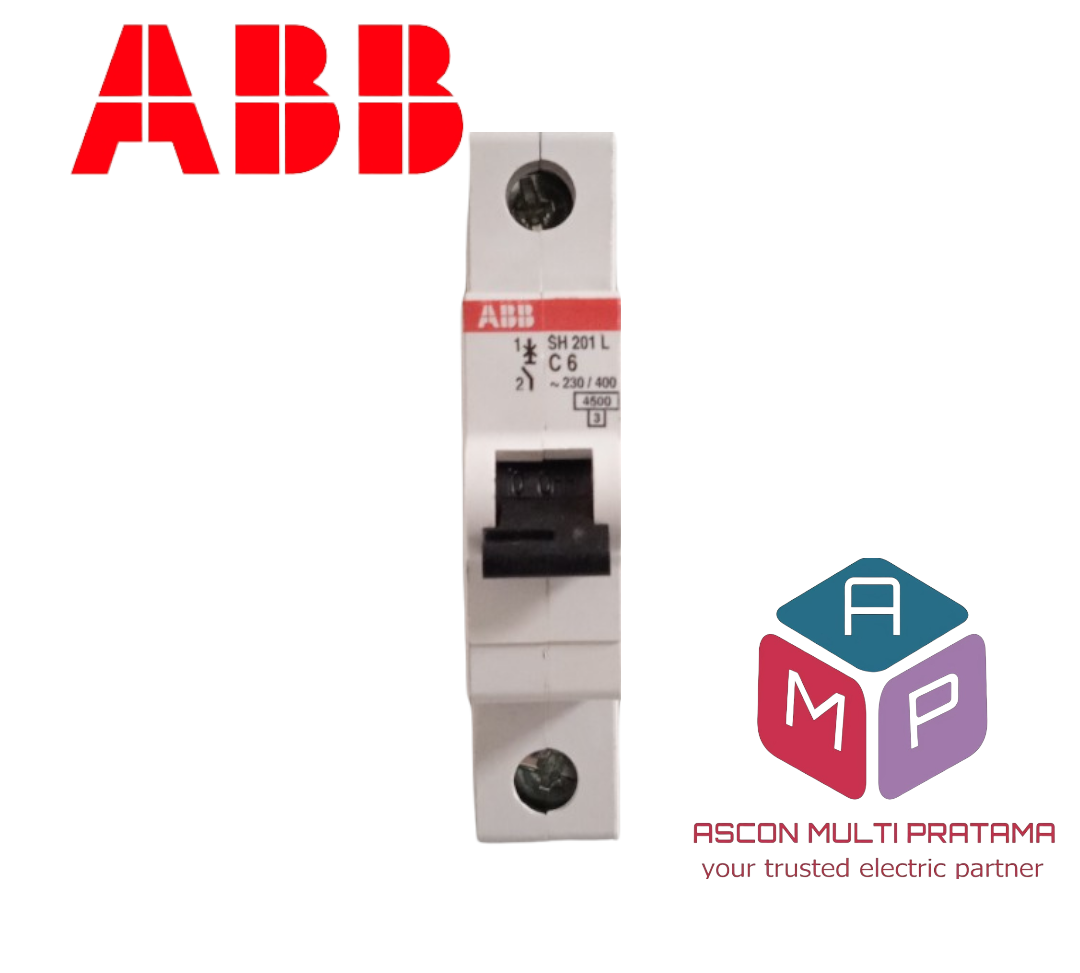 MCB ABB SH 201 L-C 6, 10, 16, 20 1P 4,5kA - PT Ascon Multi Pratama